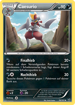 Caesurio | Pokédex