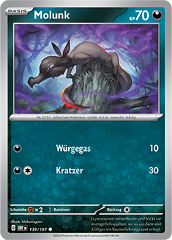 Molunk | Obsidianflammen | Sammelkarten-Datenbank | Pokemon.de
