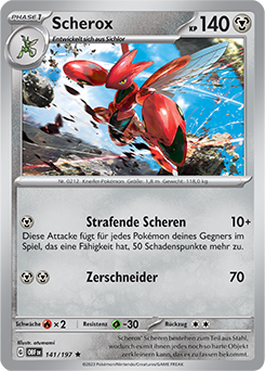 Scherox | Obsidianflammen | Sammelkarten-Datenbank | Pokemon.de