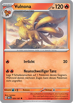 Vulnona | Obsidianflammen | Sammelkarten-Datenbank | Pokemon.de