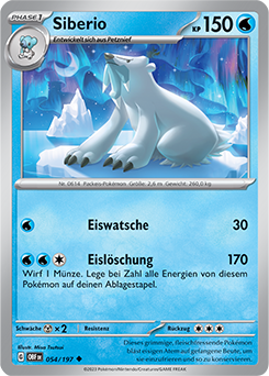 Siberio | Obsidianflammen | Sammelkarten-Datenbank | Pokemon.de