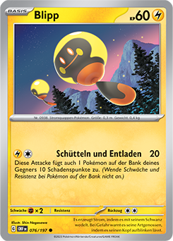 Blipp | Obsidianflammen | Sammelkarten-Datenbank | Pokemon.de