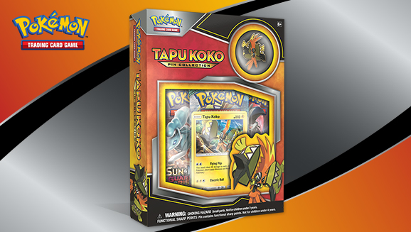 Pokémon TCG: Tapu Koko Pin Collection | Pokemon.com