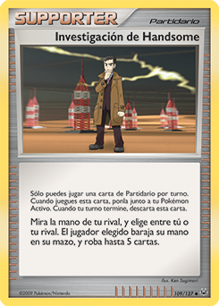 Investigación de Handsome | Platino | Base de datos de cartas de JCC | Pokemon.es
