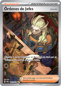 Órdenes de Jefes (Ghechis) | Evoluciones en Paldea | Base de datos de ...