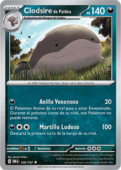 Clodsire de Paldea | Llamas Obsidianas | Base de datos de cartas de JCC | Pokemon.es