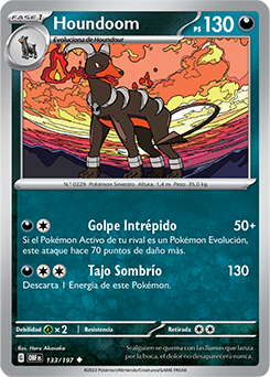 Houndoom | Llamas Obsidianas | Base de datos de cartas de JCC | Pokemon.es