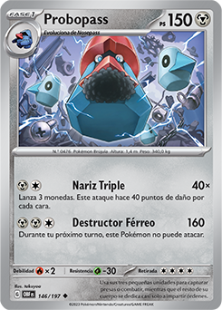 Probopass | Llamas Obsidianas | Base de datos de cartas de JCC | Pokemon.com