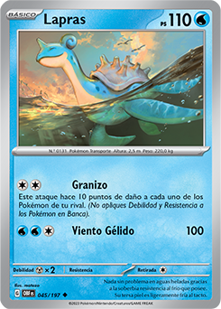 Lapras | Llamas Obsidianas | Base de datos de cartas de JCC | Pokemon.com