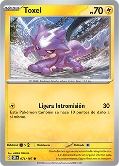 Toxel | Llamas Obsidianas | Base de datos de cartas de JCC | Pokemon.es
