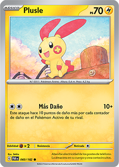 Plusle | Brecha Paradójica | Base de datos de cartas de JCC | Pokemon.es