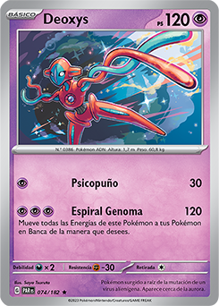 Deoxys | Brecha Paradójica | Base de datos de cartas de JCC | Pokemon.es