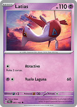 Latias | Fuerzas Temporales | Base de datos de cartas de JCC | Pokemon.com