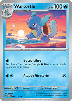 Wartortle | 151 | Base de datos de cartas de JCC | Pokemon.es