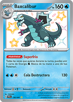 Baxcalibur | Destinos de Paldea | Base de datos de cartas de JCC ...