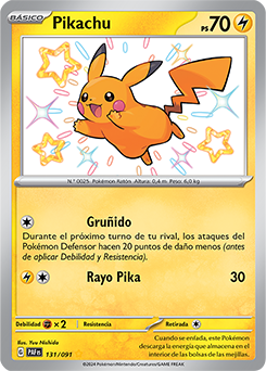 Pikachu | Destinos de Paldea | Base de datos de cartas de JCC | Pokemon.com