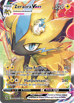 Zeraora VMAX | Cenit Supremo Galería de Galar | Base de datos de cartas ...