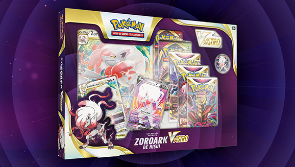 Colección premium Zoroark de Hisui V‑ASTRO de JCC Pokémon | Pokemon.es