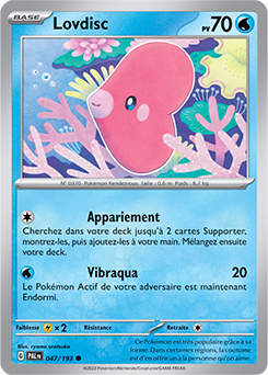 Lovdisc | Évolutions à Paldea | Encyclopédie des cartes du JCC | www ...