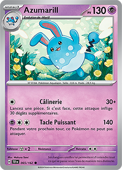 Azumarill | Forces Temporelles | Encyclopédie des cartes du JCC | www ...