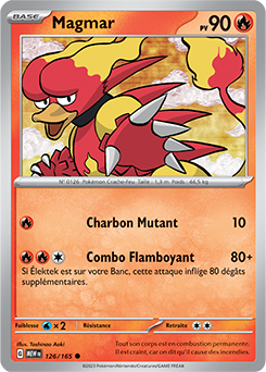 Magmar | 151 | Encyclopédie des cartes du JCC | www.pokemon.fr