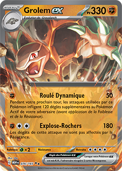 Grolem-ex | 151 | Encyclopédie des cartes du JCC | www.pokemon.fr