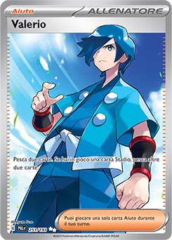Valerio | Evoluzioni a Paldea | Archivio delle carte GCC | www.pokemon.it