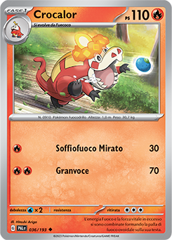 Crocalor | Evoluzioni a Paldea | Archivio delle carte GCC | www.pokemon.it