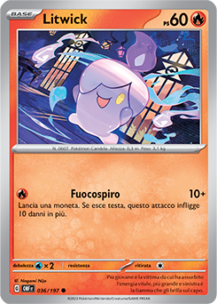 Litwick | Ossidiana Infuocata | Archivio delle carte GCC | www.pokemon.it
