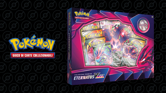 Collezione premium Eternatus-VMAX del GCC Pokémon | www.pokemon.it