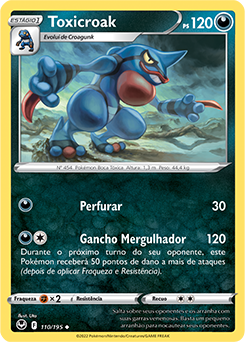 Toxicroak | Tempestade Prateada | Banco de Dados de Cards do Estampas ...