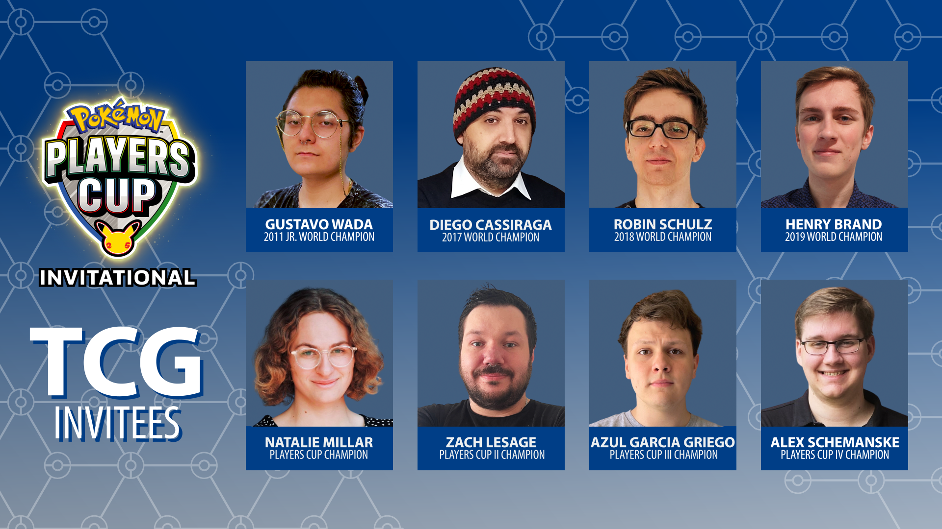 Pokémon TCG 25th Invitational Competitors | Pokemon.com