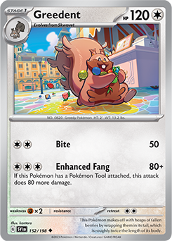 Greedent | Scarlet & Violet | TCG Card Database | Pokemon.com