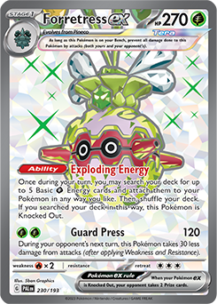Forretress ex | Paldea Evolved | TCG Card Database | Pokemon.com