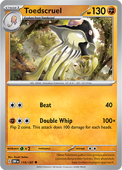 Toedscruel | Obsidian Flames | TCG Card Database | Pokemon.com