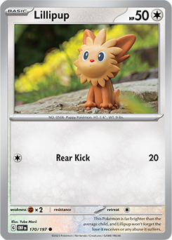 Lillipup | Obsidian Flames | TCG Card Database | Pokemon.com