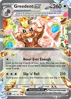 Greedent ex | Obsidian Flames | TCG Card Database | Pokemon.com