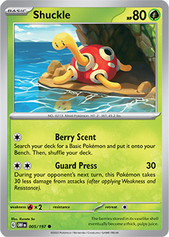Shuckle | Obsidian Flames | TCG Card Database | Pokemon.com
