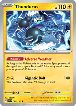Thundurus | Obsidian Flames | TCG Card Database | Pokemon.com