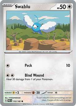 Swablu | Paradox Rift | TCG Card Database | Pokemon.com
