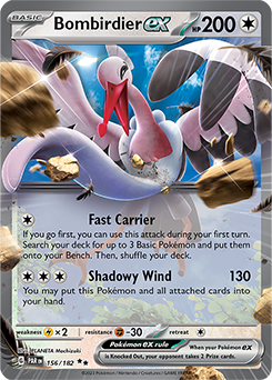 Bombirdier ex | Paradox Rift | TCG Card Database | Pokemon.com