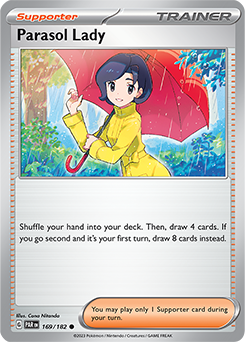 Parasol Lady | Paradox Rift | TCG Card Database | Pokemon.com