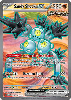 Sandy Shocks ex | Paradox Rift | TCG Card Database | Pokemon.com