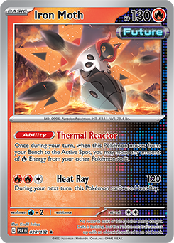 Iron Moth | Paradox Rift | TCG Card Database | Pokemon.com