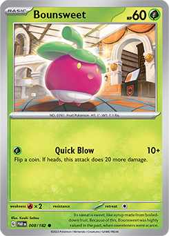Bounsweet | Paradox Rift | TCG Card Database | Pokemon.com