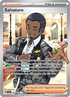 Salvatore | Temporal Forces | TCG Card Database | Pokemon.com