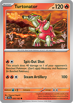 Turtonator | Temporal Forces | TCG Card Database | Pokemon.com