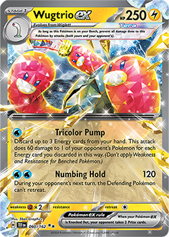 Wugtrio ex | Temporal Forces | TCG Card Database | Pokemon.com