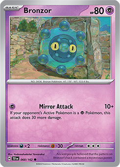 Bronzor | Temporal Forces | TCG Card Database | Pokemon.com