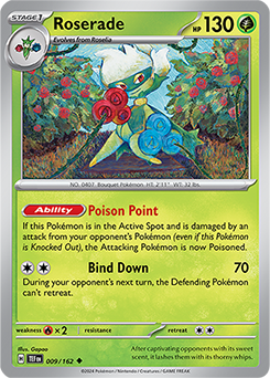Roserade | Temporal Forces | TCG Card Database | Pokemon.com